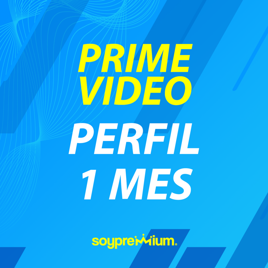 Perfil Amazon Prime Video - 1 Mes - SOYPREMIUM.CL